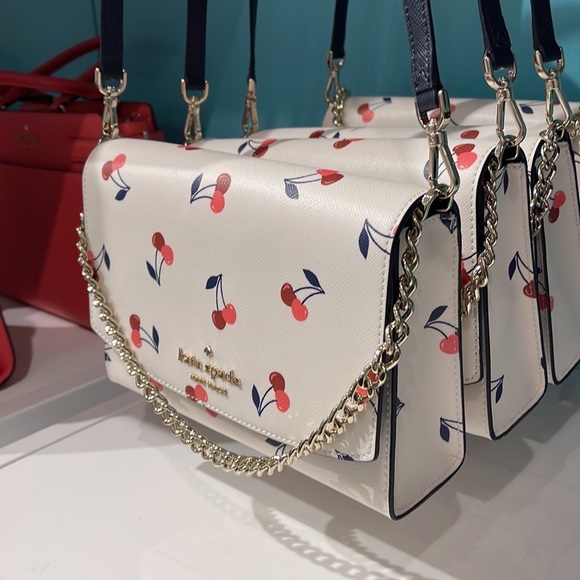 kate spade | Bags | Kate Spade Carson Dancing Cherries Cherry ...